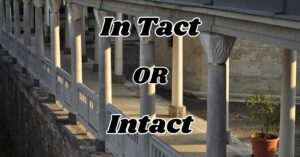 In Tact or Intact: Which Spelling is Correct?