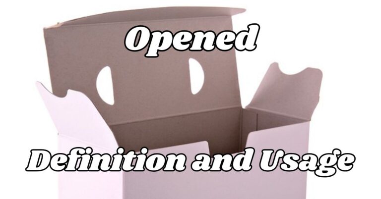 Opened vs Openned: What’s the Difference?