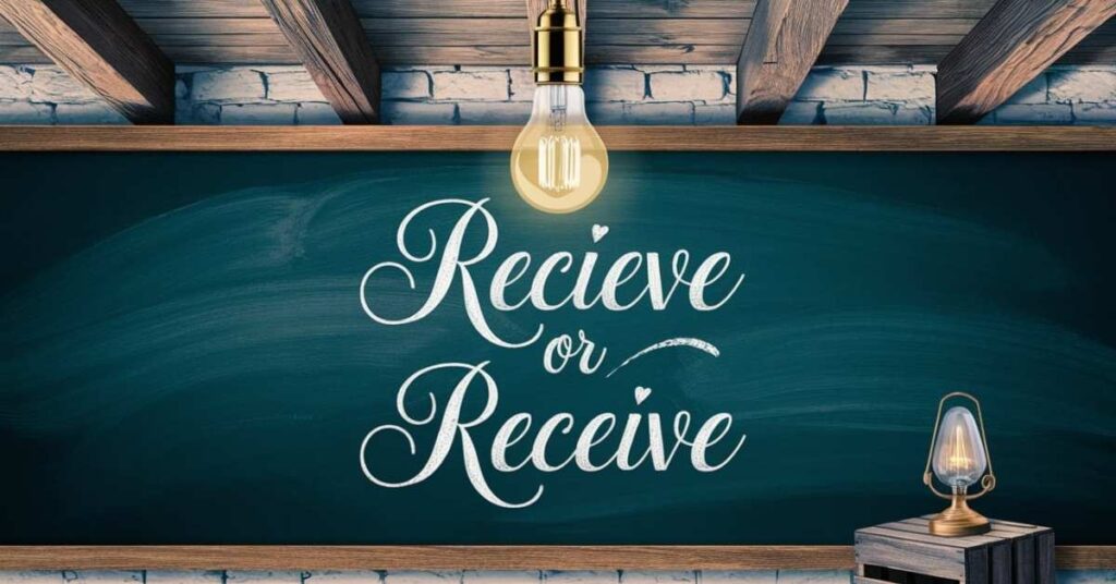 Recieve or Receive: How To Spell It Correctly