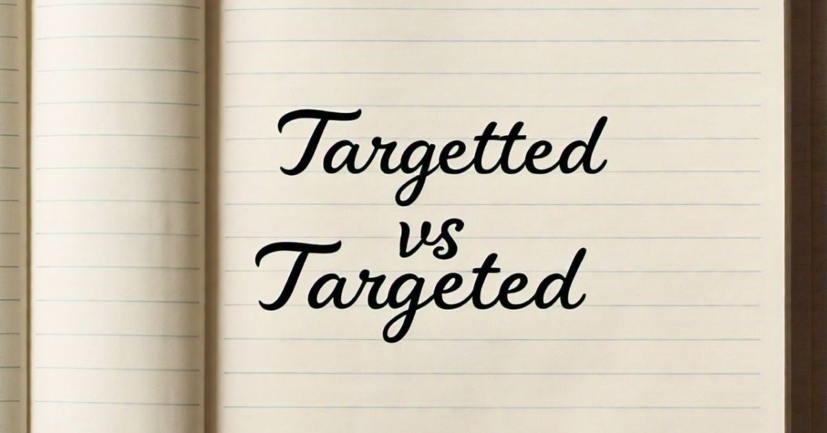 Targetted vs Targeted: What’s the Difference?