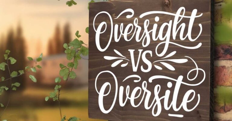 Oversight vs Oversite: What’s the Difference? Oversight vs Oversite: What’s the Difference?
