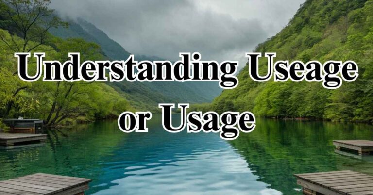 Usage or Useage: What’s the Difference?