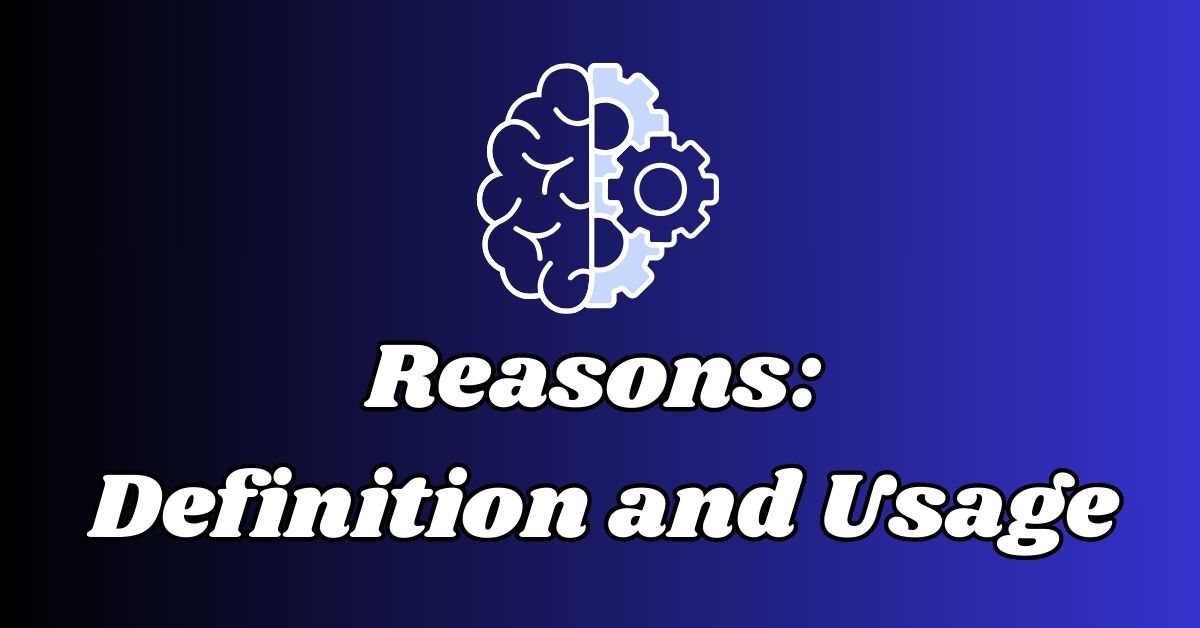 Resons vs Reasons: Which is the Correct Spelling?
